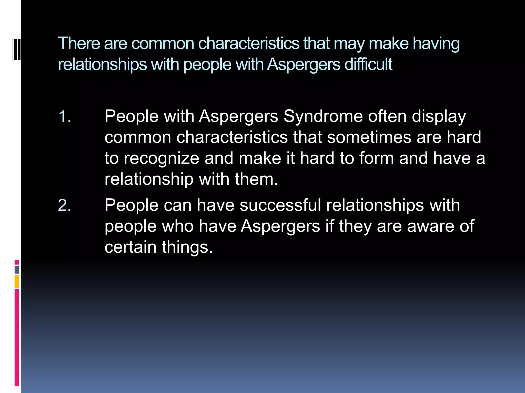 Aspergers Power Pointpptx | PPT