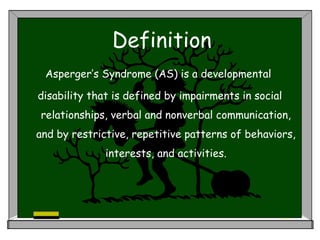 Asperger's presentation | PPT