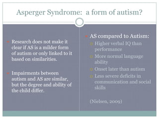 Asperger syndrome | PPTX