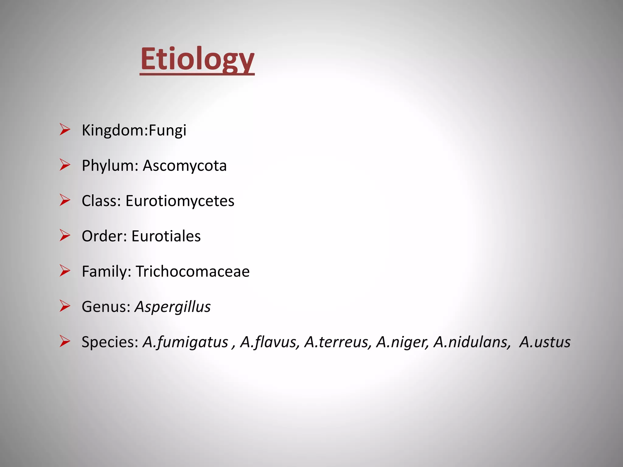 Aspergillosis | PPTX