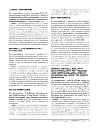 Aspergillosis 2008 guideline | PDF