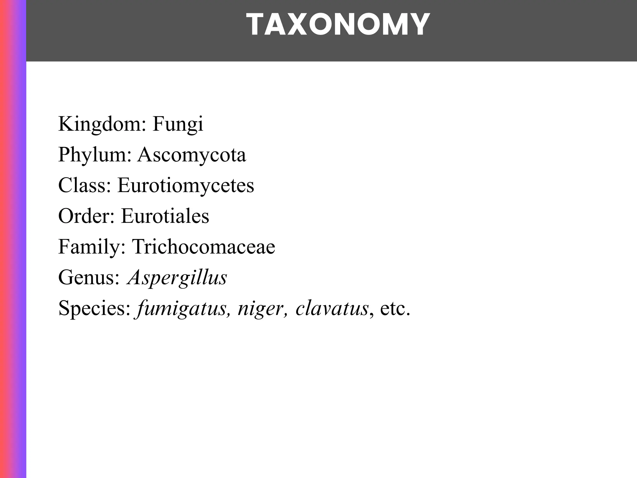 Medically Important Aspergillus species.pptx