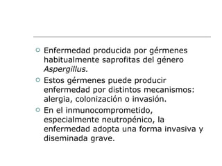 Aspergilosis Dr Arellano | PPT