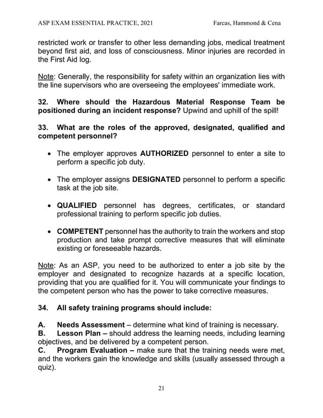 ASP exam essential practice questions | PDF | Law