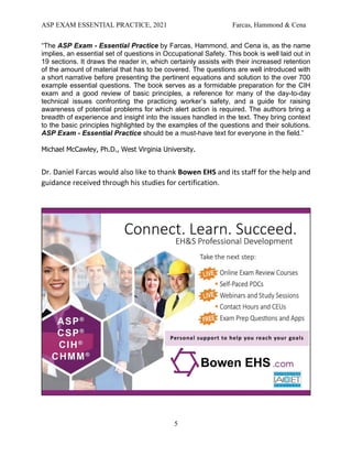 ASP exam essential practice questions | PDF