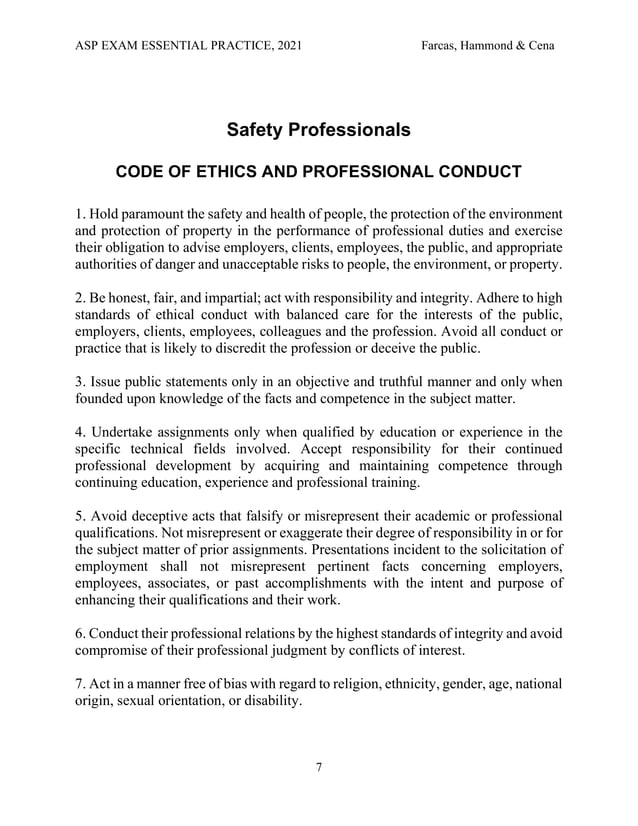 ASP exam essential practice questions | PDF | Law