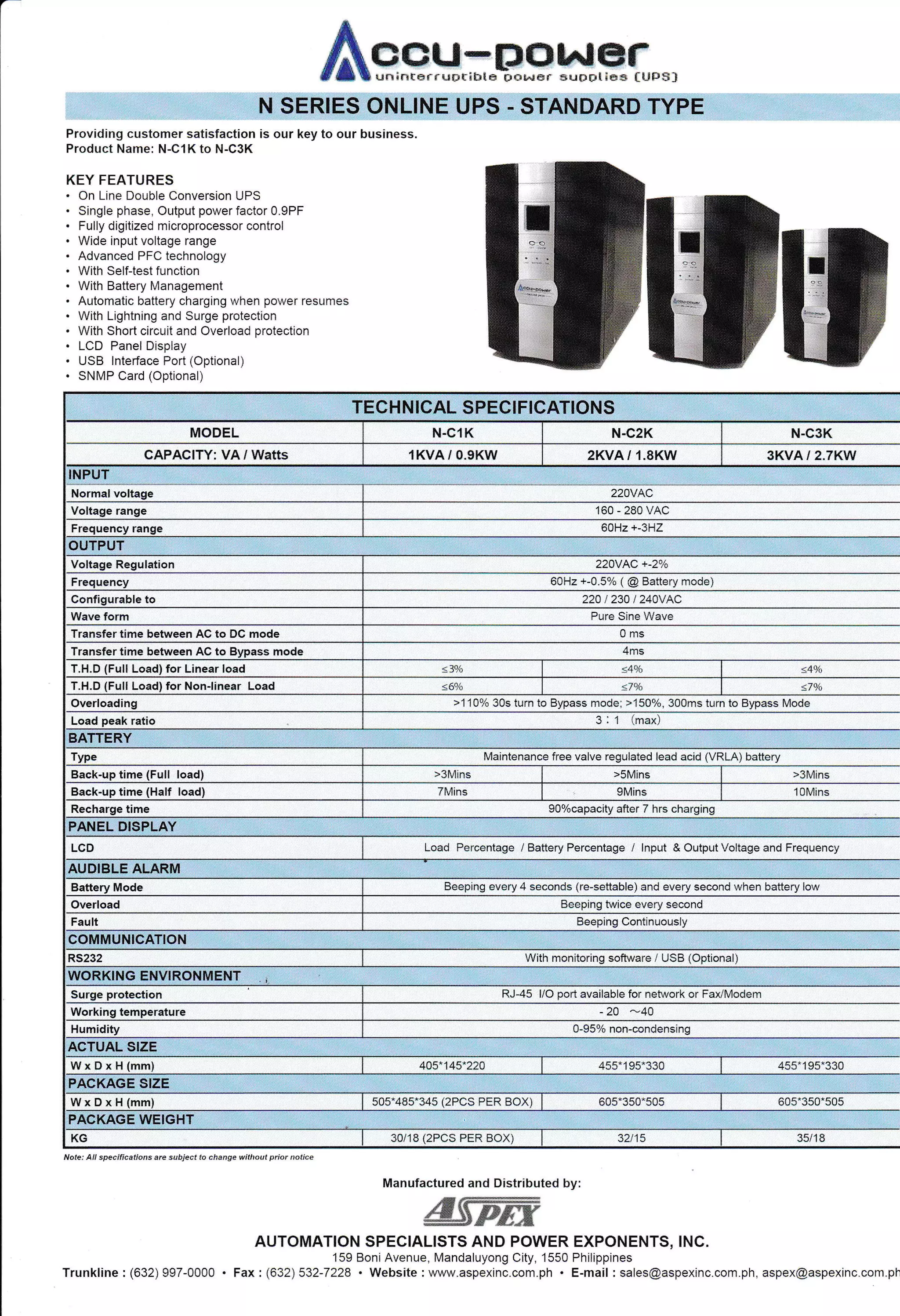 Aspex inc company profile and brochures | PDF
