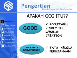 Good Corporate Governance | PPTX