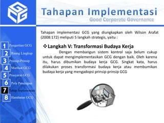 Good Corporate Governance | PPTX