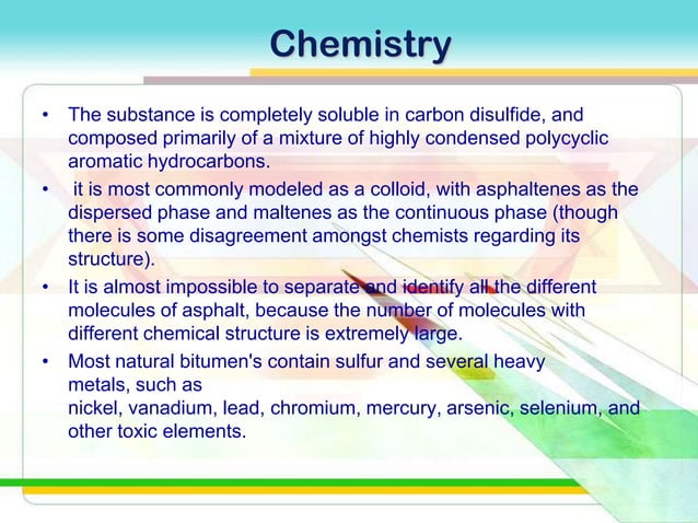 Asphalt | PPTX | Chemistry | Science