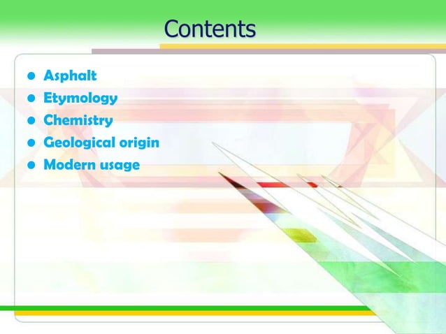 Asphalt | PPTX | Chemistry | Science