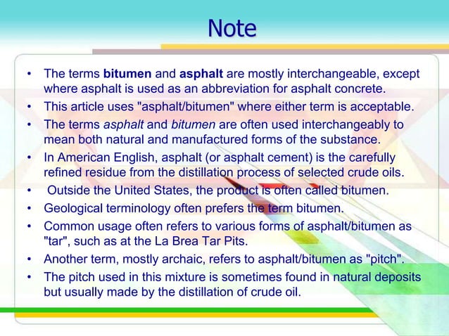 Asphalt | PPTX | Chemistry | Science