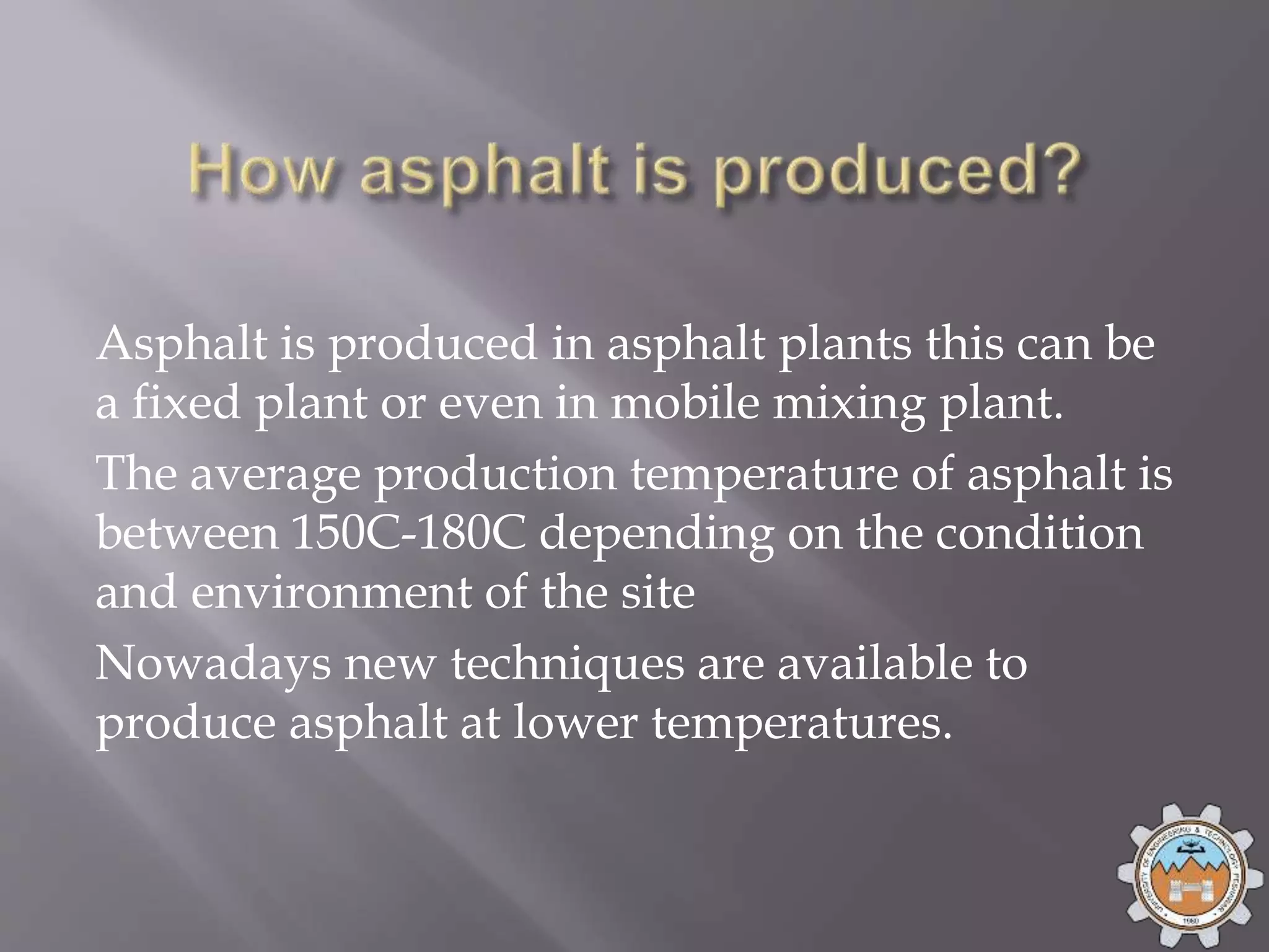Asphalt | PPTX