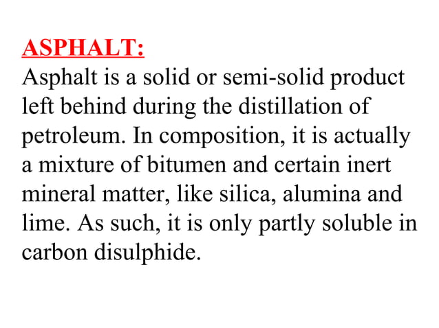 Asphalt | PPT