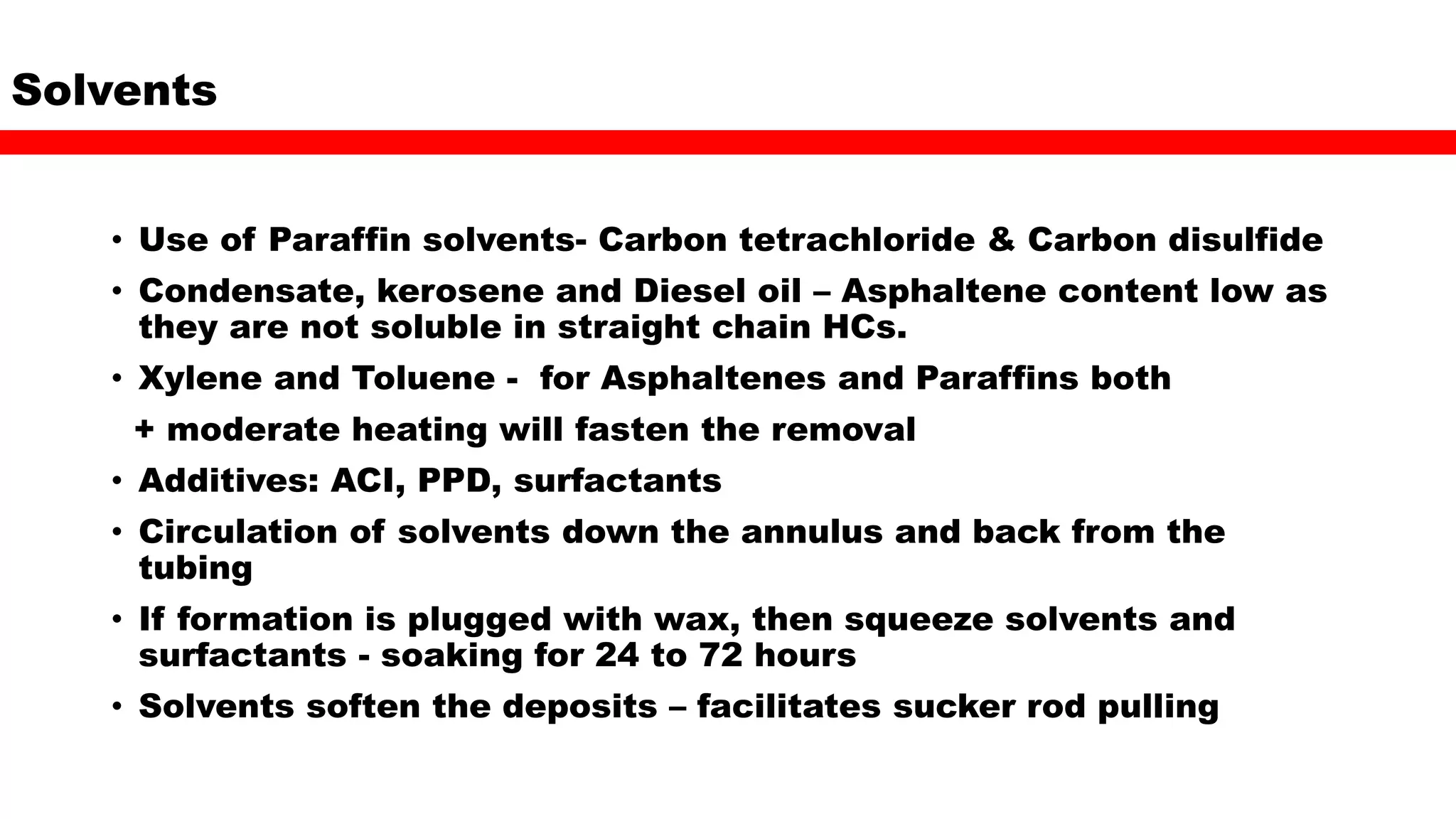 Asphaltenes & wax deposition in petroleum production system | PPTX