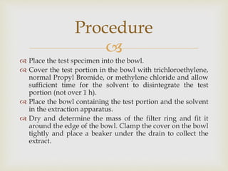 Asphalt Mixture Testing | PPTX