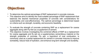 ASPHALT PAVEMENT AS AGGREGATE REPLACEMENT | PPTX