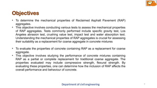 ASPHALT PAVEMENT AS AGGREGATE REPLACEMENT | PPTX