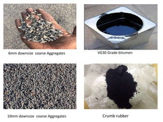 Asphalt rubber pavement | PPTX
