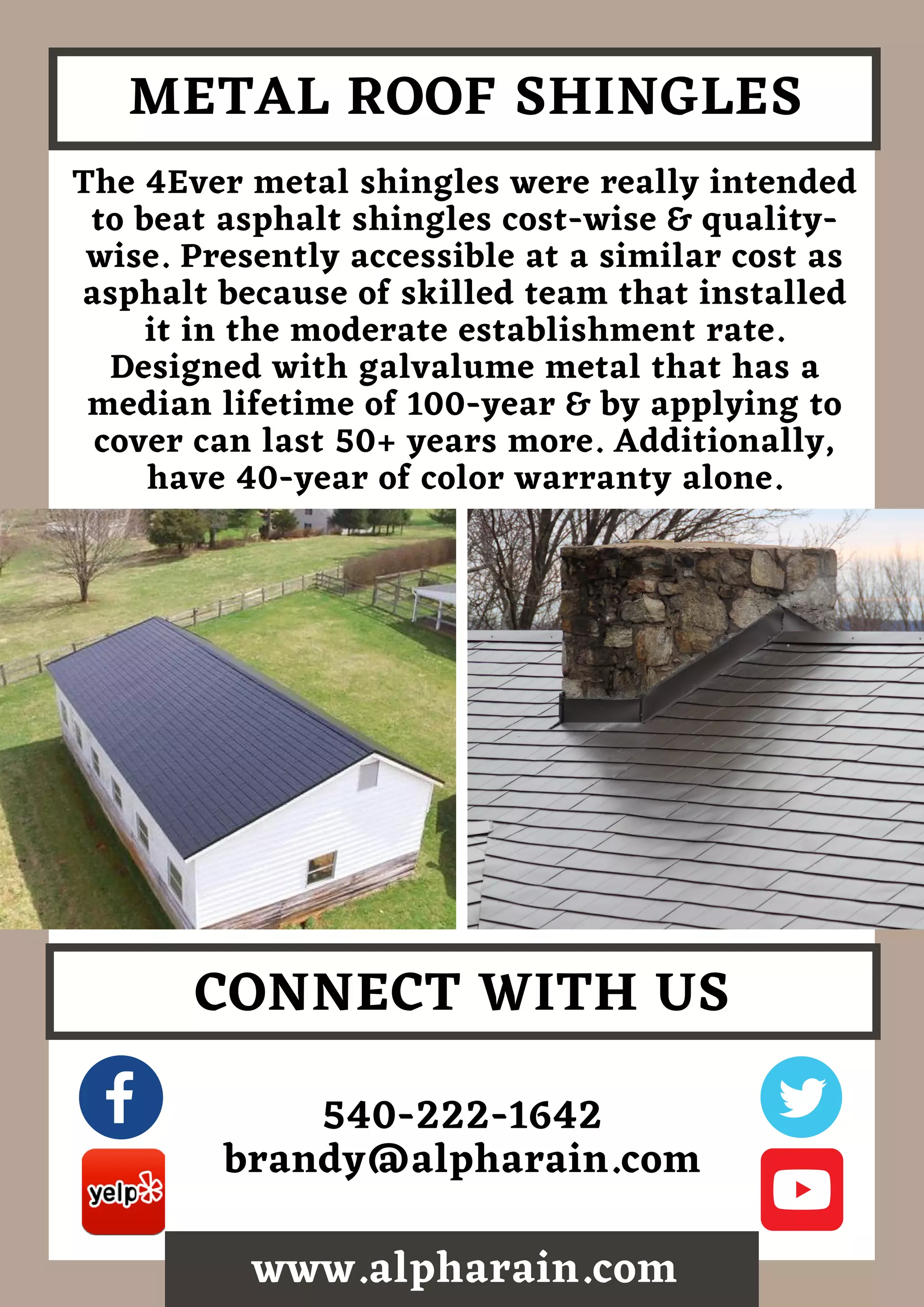 Permanent Metal Shingle at Same Price as Asphalt | PDF
