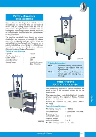 Asphalt testing range | PDF