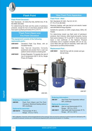 Asphalt testing range | PDF