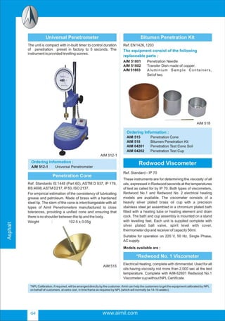 Asphalt testing range | PDF