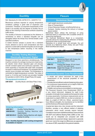 Asphalt testing range | PDF