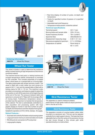Asphalt testing range | PDF