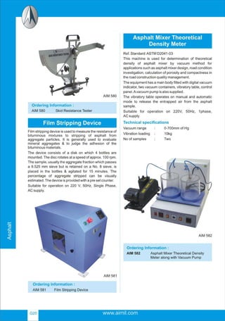 Asphalt testing range | PDF