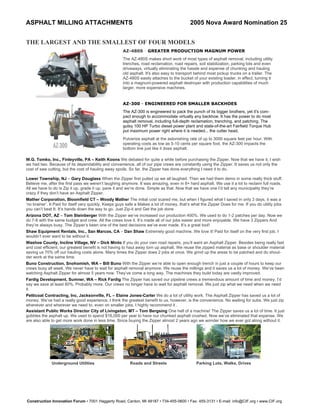 Asphalt zipper Wins Nova Award | PDF