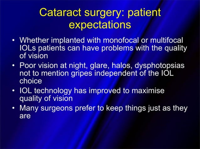 Aspheric IOLs for CRGH | PPT | Eye and Vision Conditions | Diseases and ...