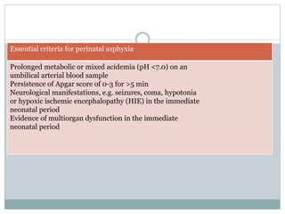 birth asphyxia | PPTX