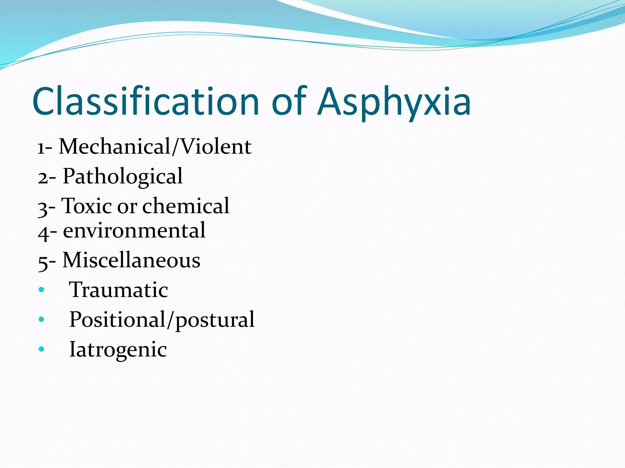 Asphyxia | PPTX