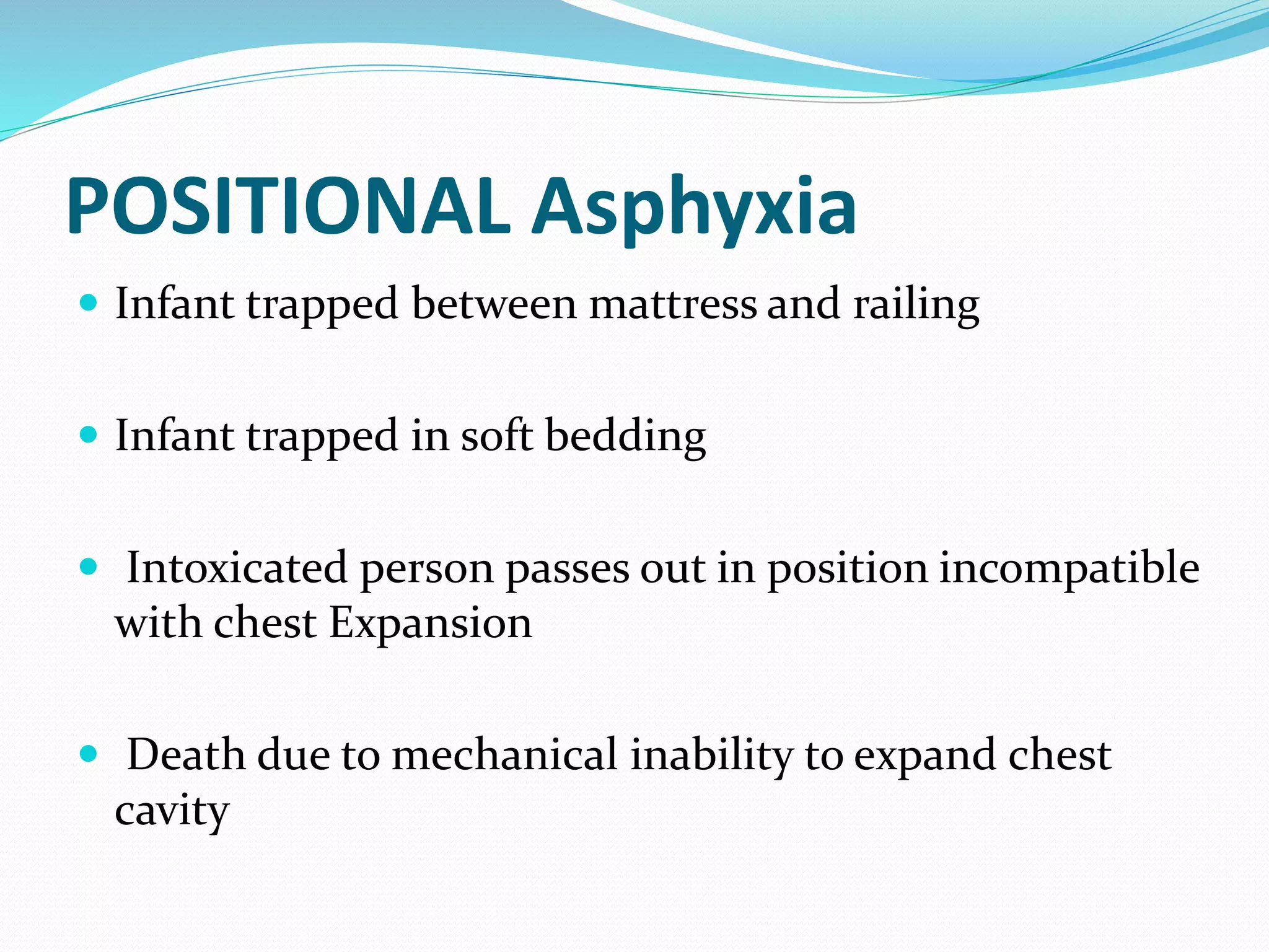 Asphyxia | PPTX | First Aid | Injuries