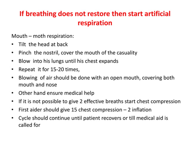 Asphyxia | PPTX | First Aid | Injuries