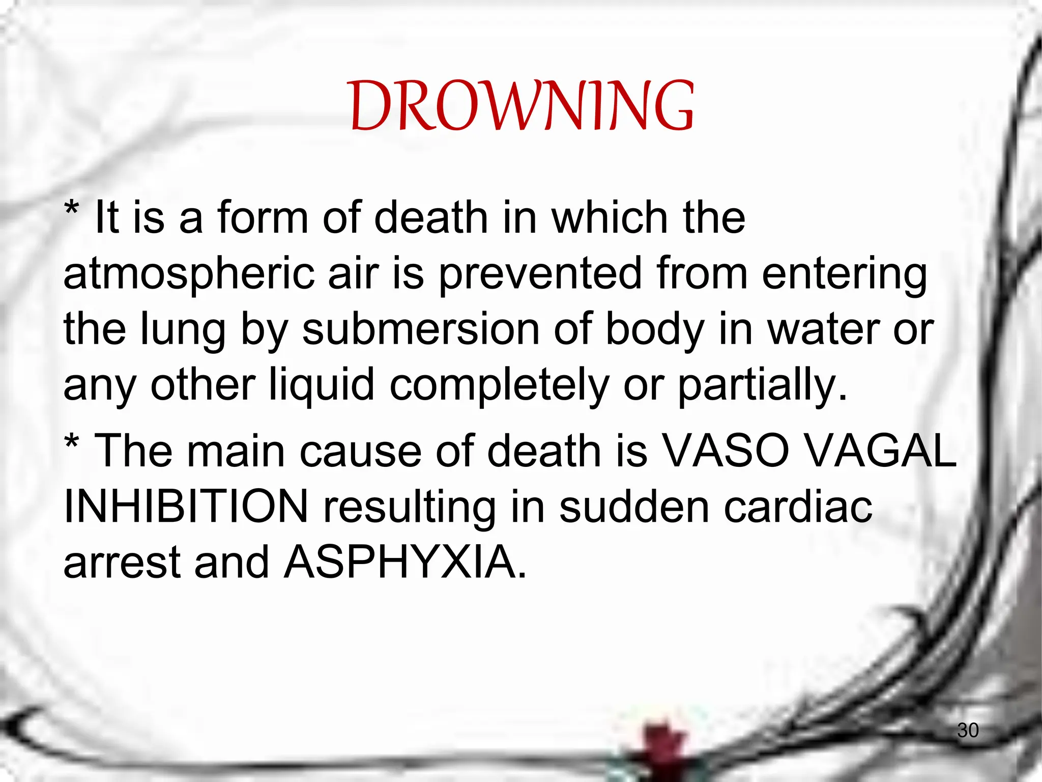 asphyxia forensic medicine heakth care crime scene | PPT