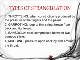 asphyxia forensic medicine heakth care crime scene | PPT