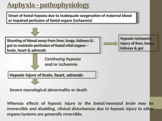 Asphyxia presentation aetiology, investigations management | PPTX