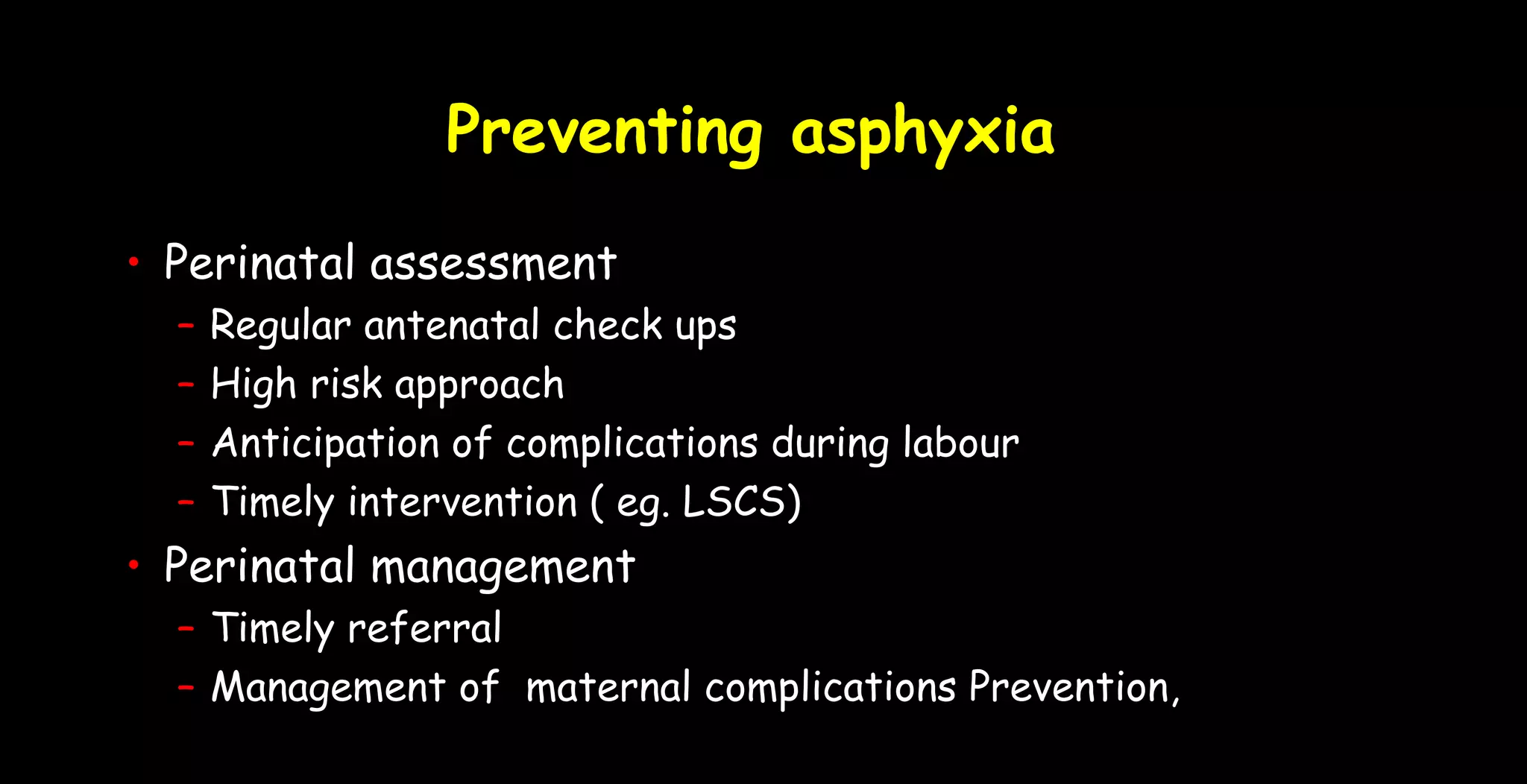 Asphyxia neonatorum | PPT
