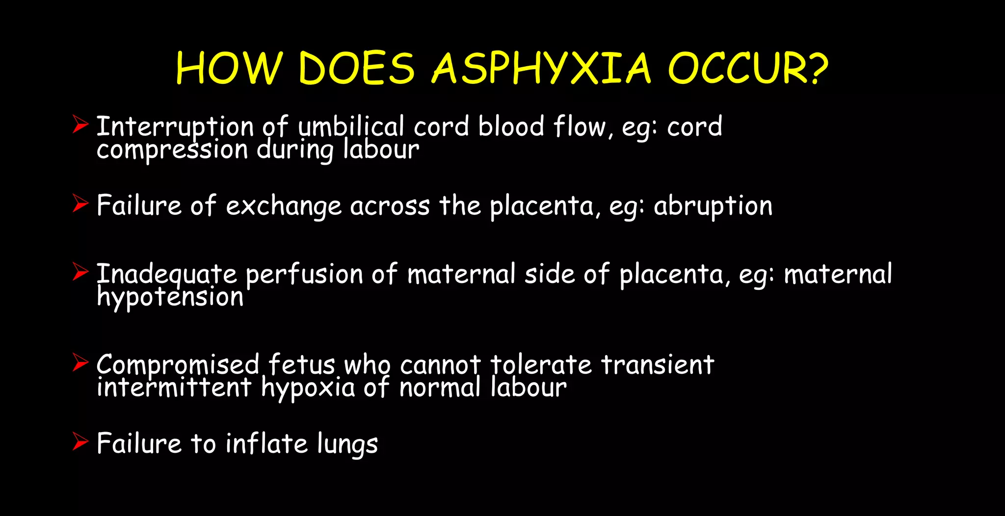 Asphyxia neonatorum | PPT