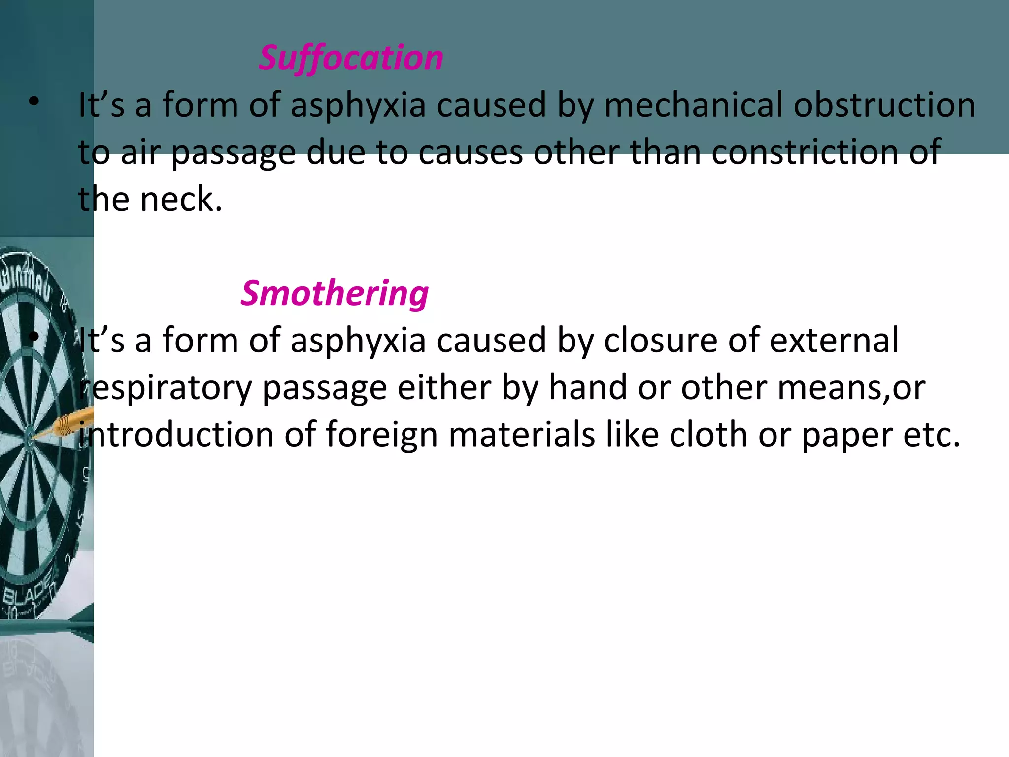 Asphyxia and airway death | PPT