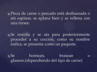 Aspic,terrinas,chaud froid y galantinas. | PPTX