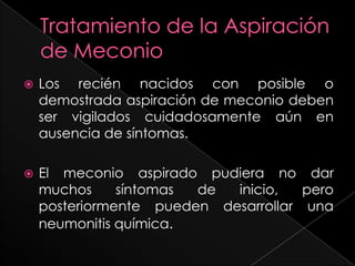 Aspiracion del Meconio | PPSX