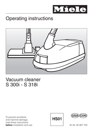 Vacuum.Cleanner_Miele_s312i-2 (EN) | PDF