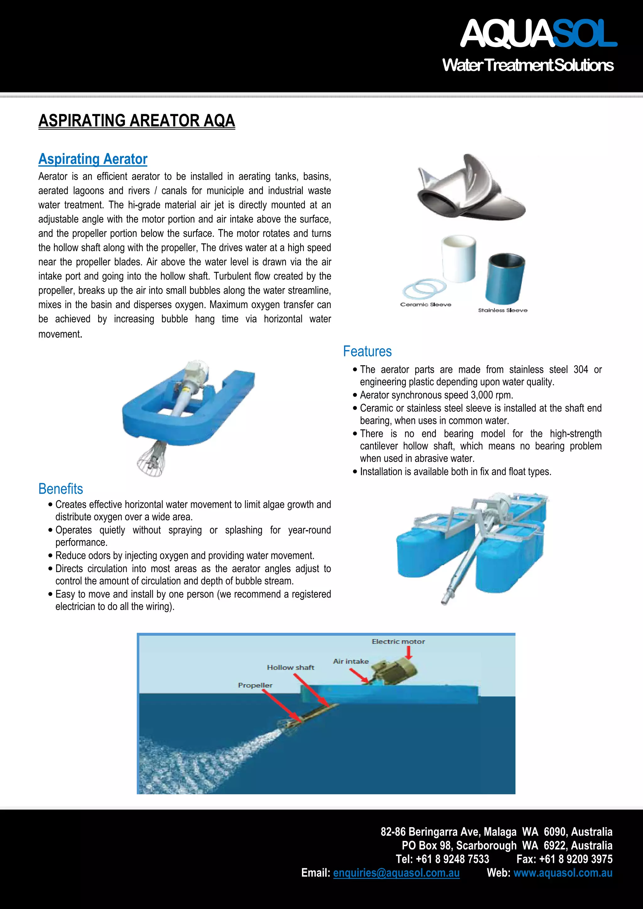Aspirating Aerator's | PDF