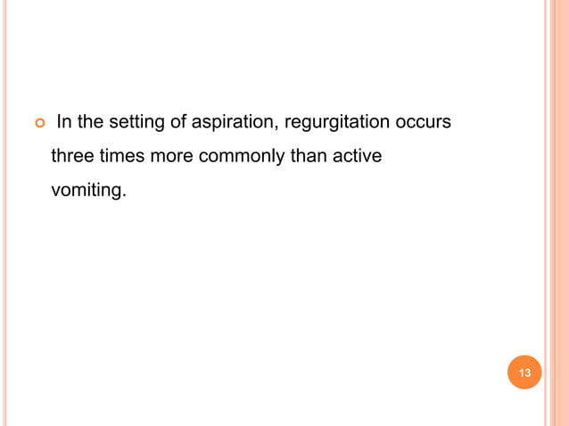 Aspiration.ppt | Lung and Respiratory Health | Diseases and Conditions