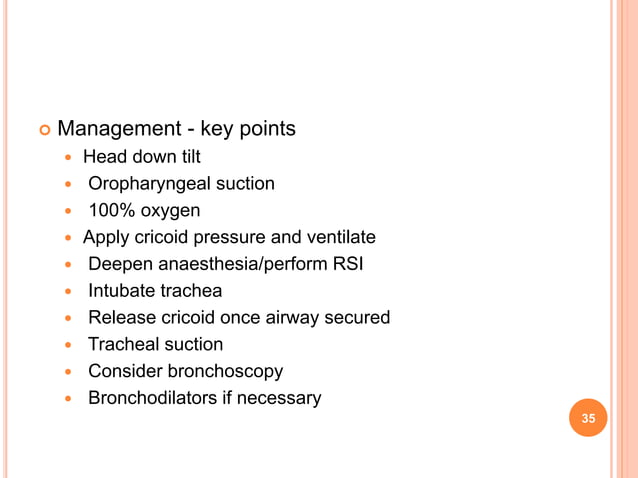 Aspiration.ppt | Lung and Respiratory Health | Diseases and Conditions