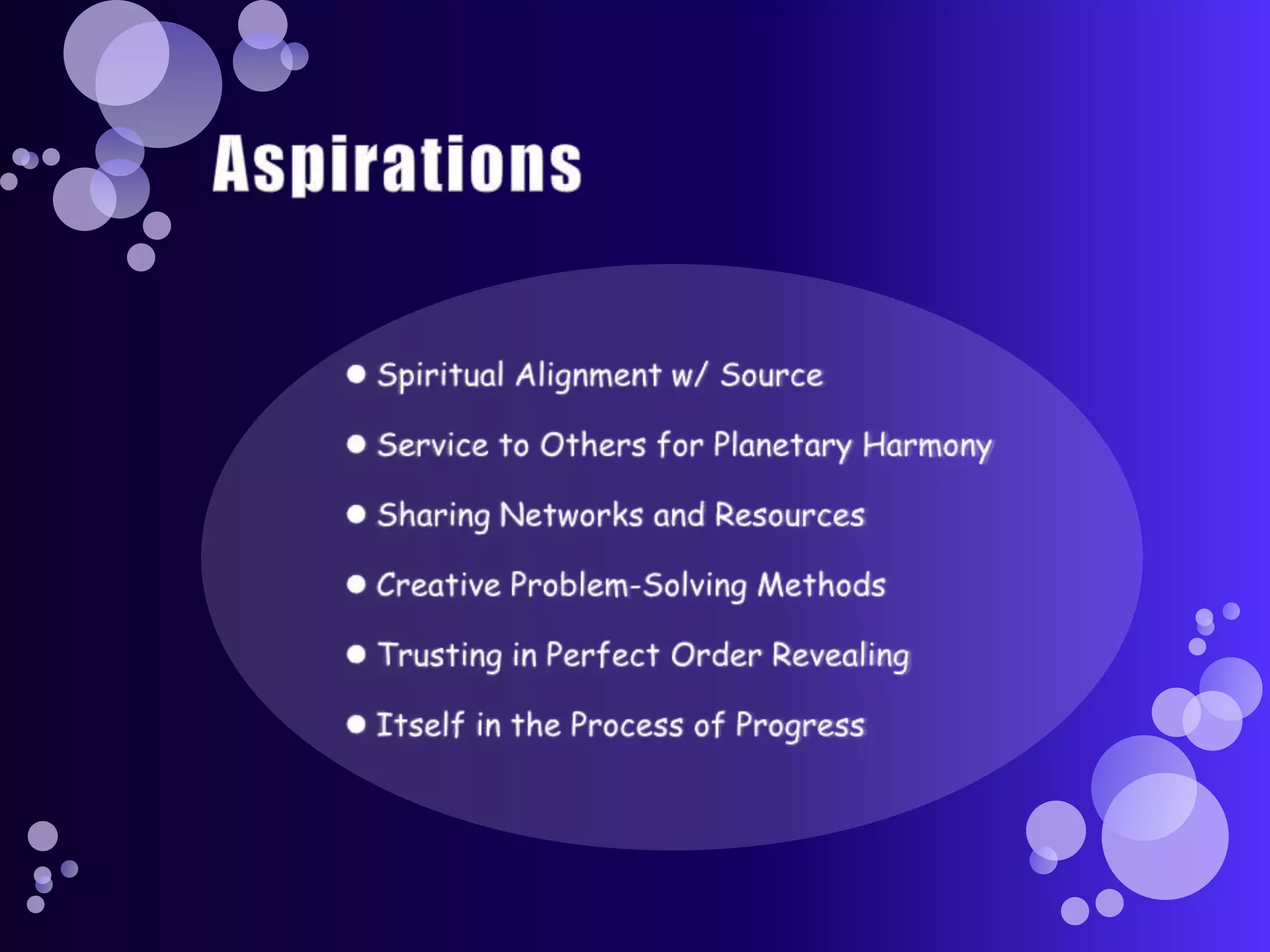 Aspiration For Inspiration | PPSX