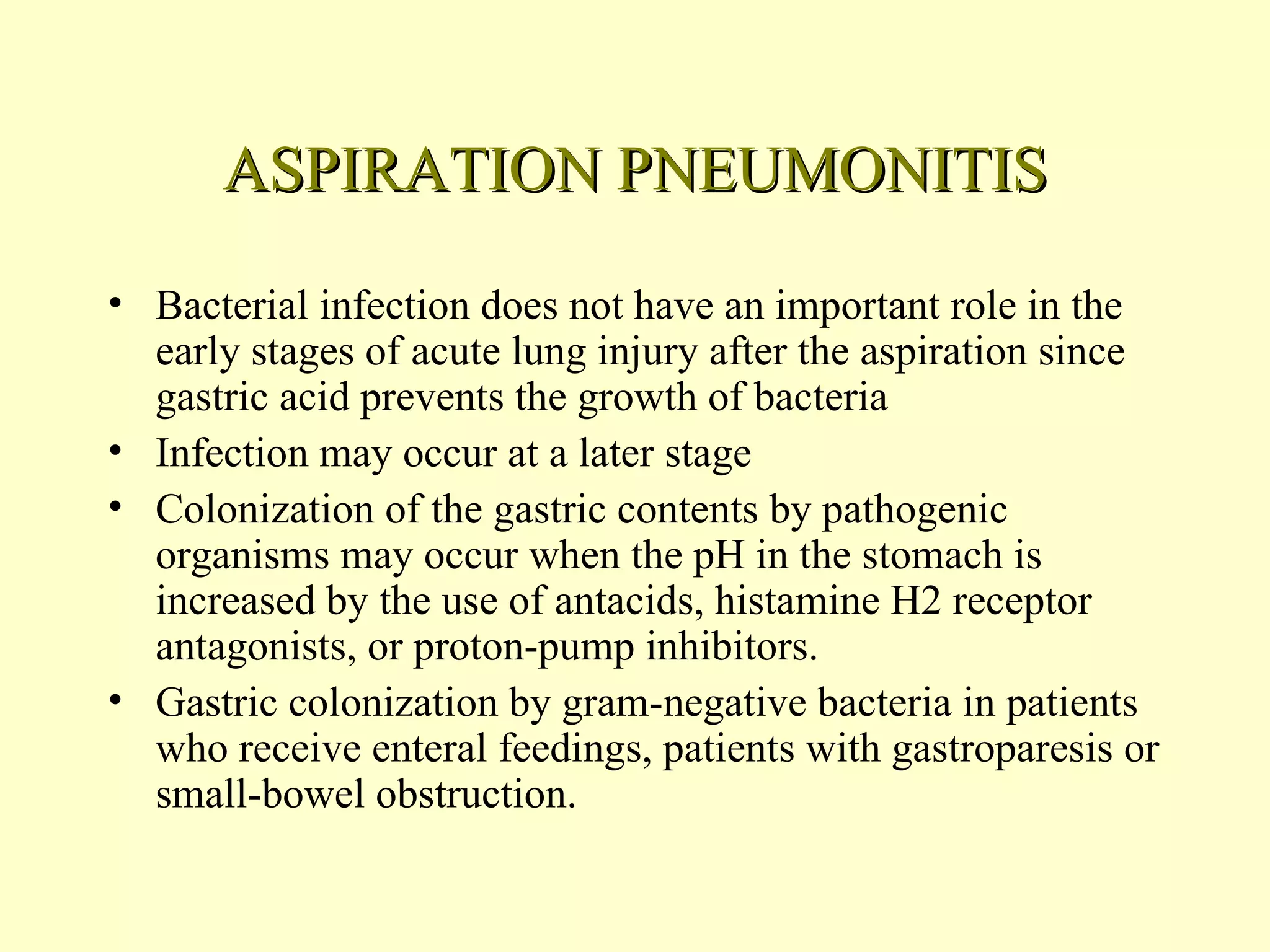 Aspiration Pneumonia | PPT
